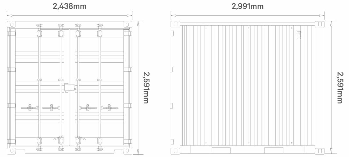 Container 10 feet kích thước thế nào, ứng dụng để làm gì? - An Phát ...
