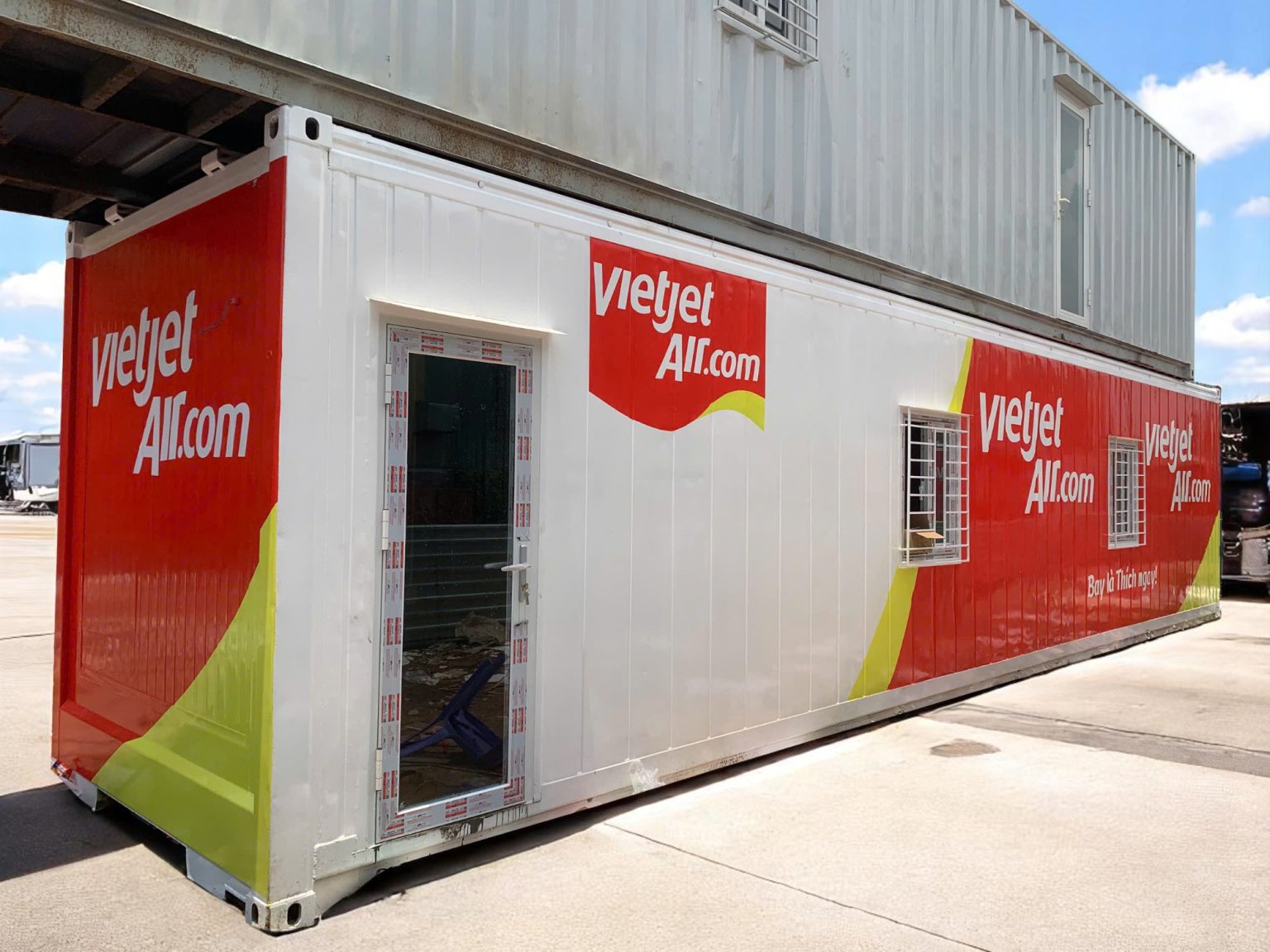 Bàn Giao Cho Vietjet Air Container Văn Phòng 40 Feet Tại Sân Bay Tân ...